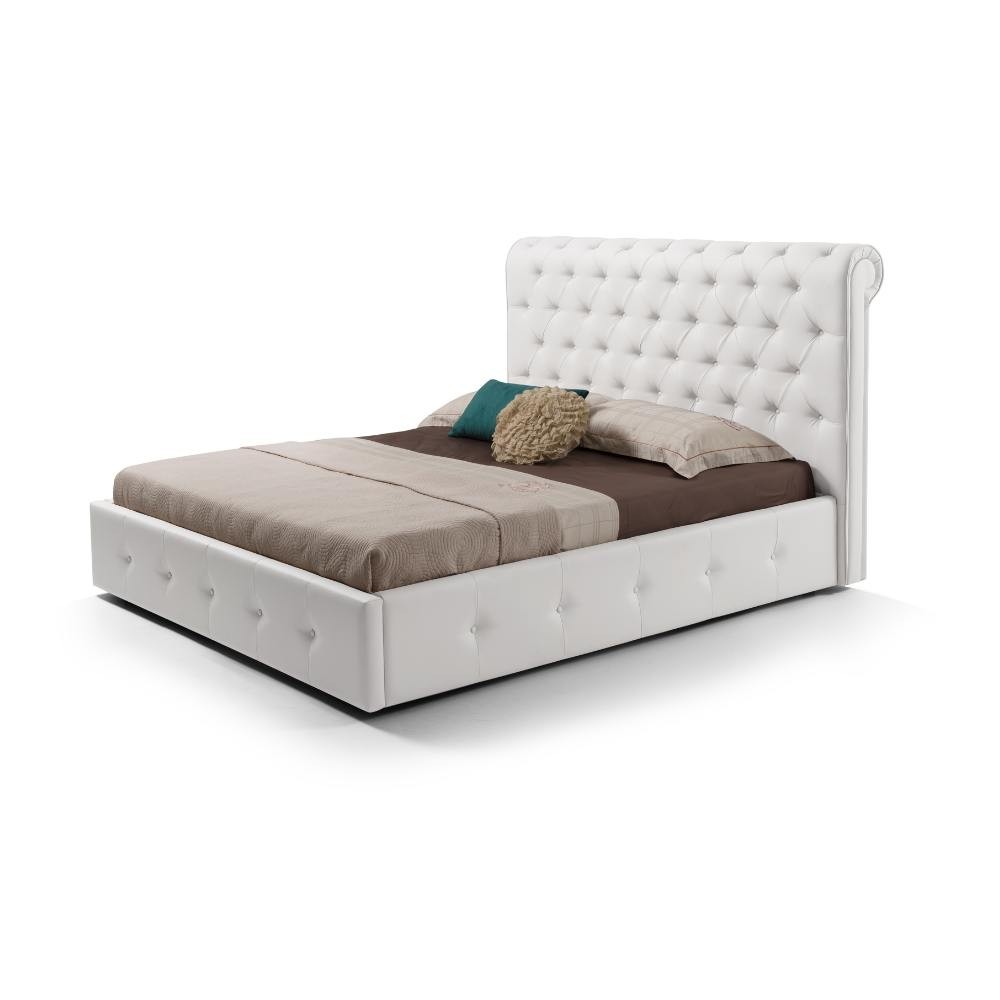 Letto una Piazza e Mezza con Contenitore Peninsula bianco Prezzo